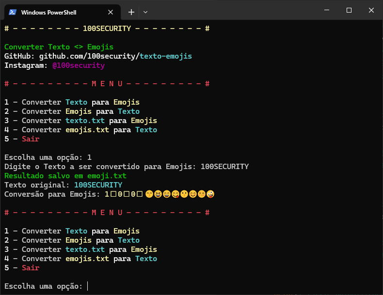 GitHub - 100security/texto-emojis: Converter Texto Emojis GitHub - 100security/texto-emojis: Converter Texto Emojis